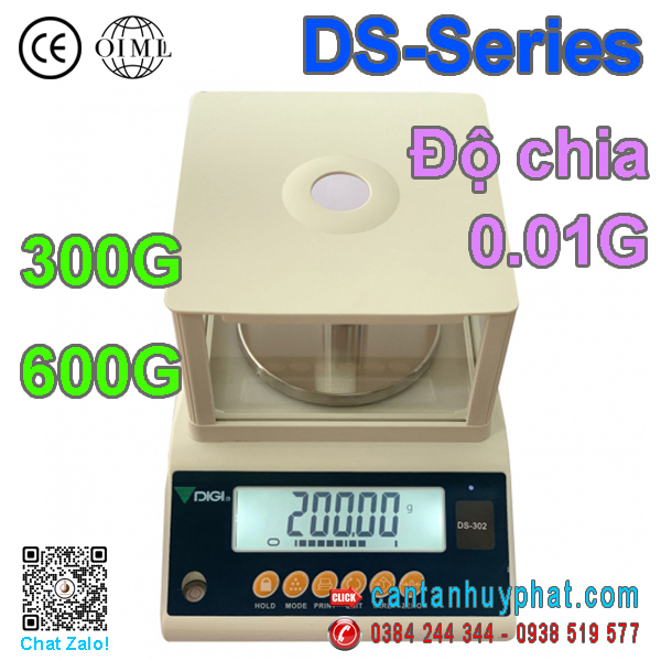 CÂN KỸ THUẬT 2 SỐ LẺ DIGI DS - Cân Điện Tử Tân Huy Phát